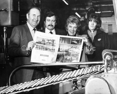 22657710-L-R Mr Ian Nimmo, News Editor. Brian Marshall, Production ...