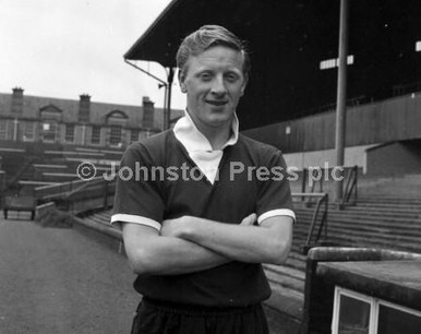 23458928-Hearts footballer Don Kerrigan at Tynecastle in 1965 ...