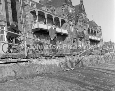 23458959-Storm damage - heavy seas and storms buckled and broke the ...