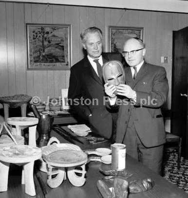 23460289-Provost David Smith of Dalkeith with Professor Kenneth Little ...