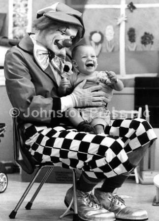 22666372-A carnival of clowns visited the Royal Hospital for Sick ...