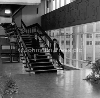 23460460-Pupils inside the new Bathgate Academy, November 1965 ...