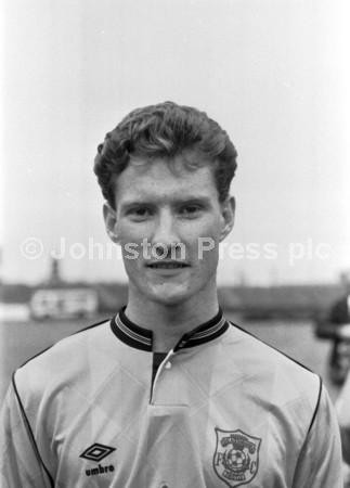 22701086-Player John McCormack at a Meadowbank Thistle football team ...