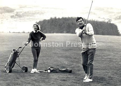 22702994-Bill McLarena dn his wife Betty, playing at the Vertish HIll ...