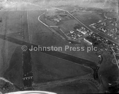 20863312-Turnhouse Aerodrome Turnhouse airport Edinburgh from the air ...