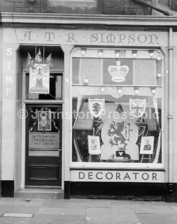 20871937-The shop front of Simpson the Decorator in Dundee Street ...