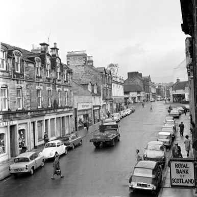 20036195-Alloa High Street and shops in Ayrshire, October 1967 ...
