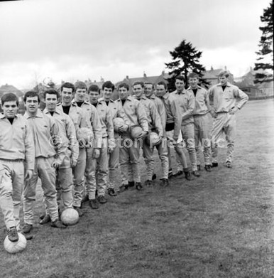 20366690-Dunfermline FC football team during a training session at ...