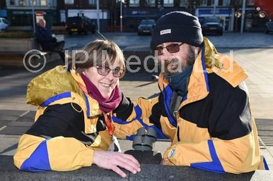 39332127-Claire and Stephen Riddell from Otterburn take a break while ...