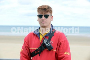 39501271-Out and about at Sandhaven Beach with RNLI lifeguard Issac ...