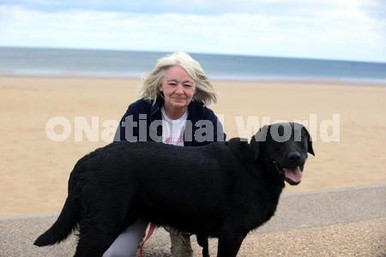 39501293-Out and about at Sandhaven Beach with Julie Gallagher and dog ...