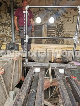 39513073-The removal of bells from the Bell Tower at All Saints Church ...