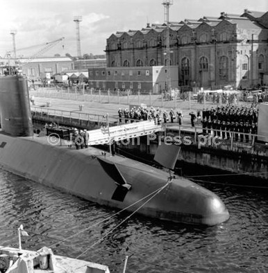 20234706-The nuclear submarine HMS Dreadnought is recommissioned at ...