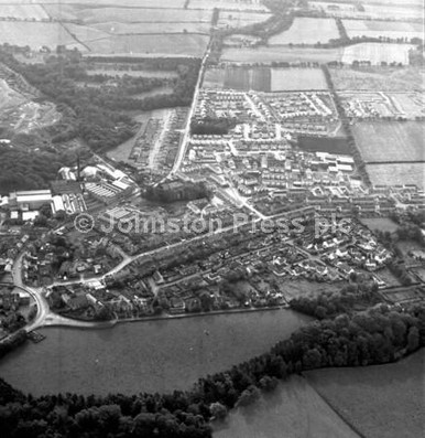 20234822-Aerial picture of Balerno, Midlothian, in October 1970 ...