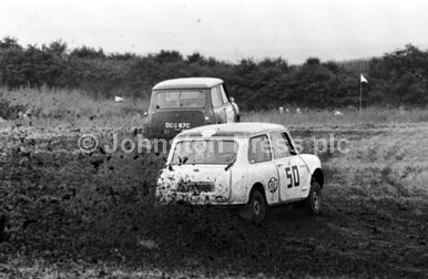 20235196-Robert Brown and Alistair MacFarlane in Mini Cooper cars ...