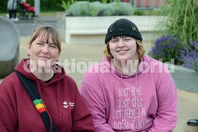 39472839-Out and about at Marine Walk, Roker. Laura Hubbard and Han ...