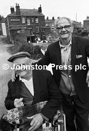 35944946-A couple of old timers, brothers Peter and Thomas Gaskell, who ...