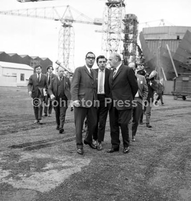 20236139-Scottish industrialist Hugh Stenhouse right , with Bill ...