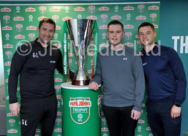 39364917-Graham Lee left and Luke Molyneux along with Bailey Bates and ...