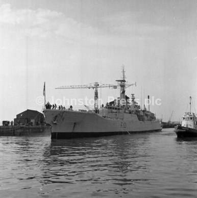 20242073-The Royal Navy frigate HMS Yarmouth was used as a Fishery ...