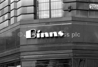 20242228-Exterior of Binns department store in Princes Street Edinburgh ...