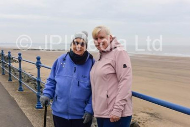 39394826-Norma Leonard left and Andrea Garbutt of Billingham at Seaton ...
