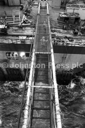 20243286-Covered platform at the Viking Piper oil platform, Claymore ...