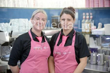 39430362-Out and about at South Beach, Blyth. Ciccarelli staff from ...