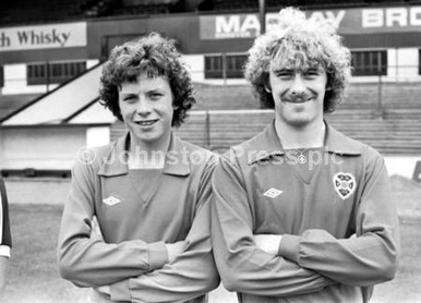 20244286-Headshots of Hearts football team in July 1978. One of these ...