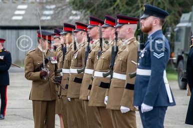 39335166-Change of regimental colours parade 16 Royal Artillery ...