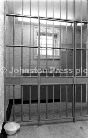 20278717-One of the cages at Porterfield prison in Inverness in ...