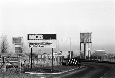 20327391-The NCB sign at the entrance to Monktonhall colliery in ...