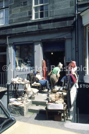22561670-Exterior of a junk shop at no 8 St Stephen Street, Stockbridge ...