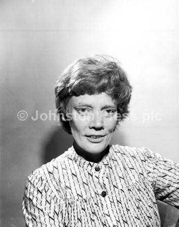 22562120-Edinburgh Labour councillor Eleanor McLaughlin in October 1980 ...