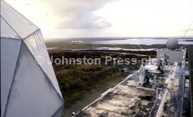 22576537-Exterior of Benbecula defence station, Scotland in March 1981 ...