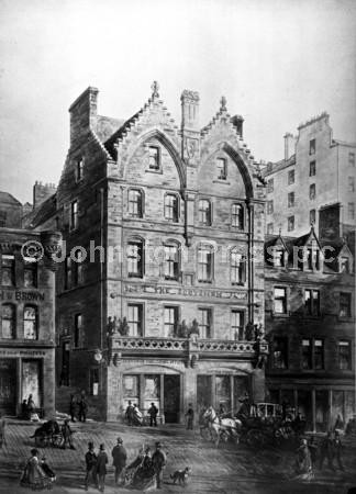 22576881-COPY NEG: Exterior of The Scotsman newspaper offices in ...