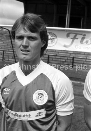 22619978-Headshots of the Hibs football team at Easter Road before the ...