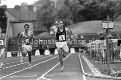 22620896-Drew McMaster no 1 crosses the finishing line to win the 100m ...