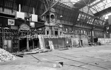 20364689-A view of the Caledonian Train Station in Edinburgh being ...