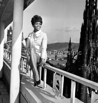 20364777-The singer Selena Jones sitting in the Harlequin Rooms of the ...