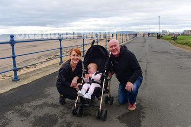 39567555-Out and about in Seaton Carew on Monday were Dave Casey and ...