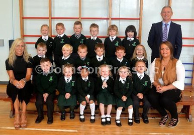 35421598-Some of the new P1 pupils at Seagoe Primary School pictured ...