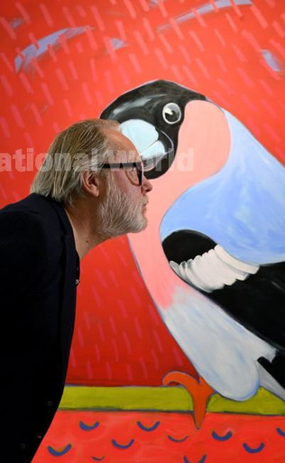 39573021-Artist Jim Moir AKA Vic Reeves pictured with his Art ...