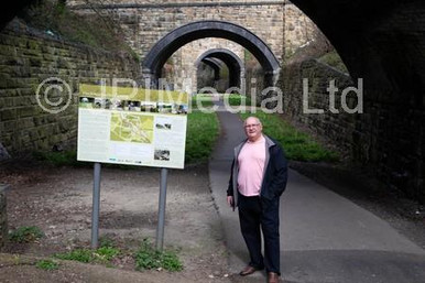 38943710-Howard Gee at the Heckmondwike cutting walkway - National ...