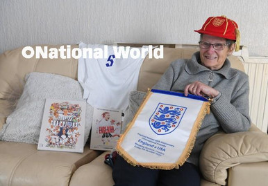39586180-Photo Neil Cross; England s first captain Sheila Parker of ...