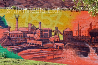 39588405-Ryhope mural to commemorate the history of the village ...