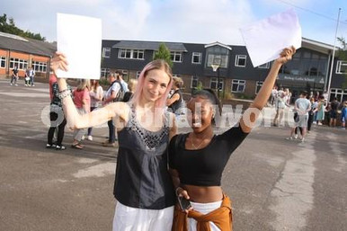 39542162-DM22080440a. jpg. A level results day, Bishop Luffa School ...