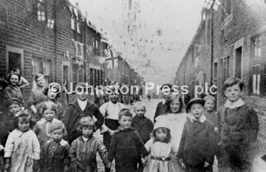29283094-Elland, 1918 New Street, Elland. Celebrations as the First ...