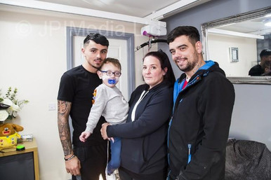 39607599-Callum Cushing, left, who is doing the three peaks to raise ...