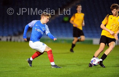39603812-Action from the match between Portsmouth Academy U18 s v Three ...